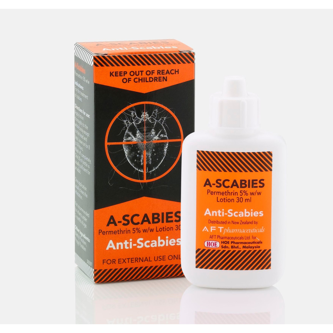 Scabies Permethrin Lotion - A-Scabies | HealthPorter NZ