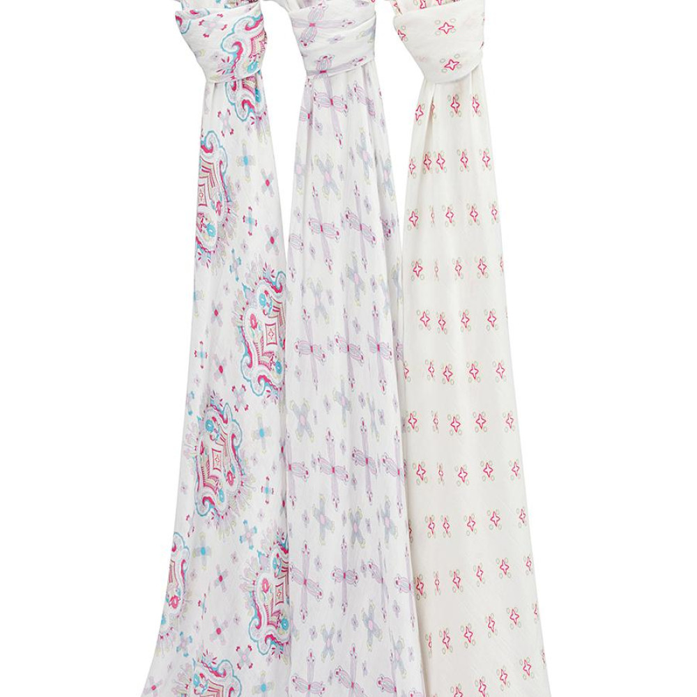 Aden + Anais Flower Child Silky Soft Swaddles - HealthPorter