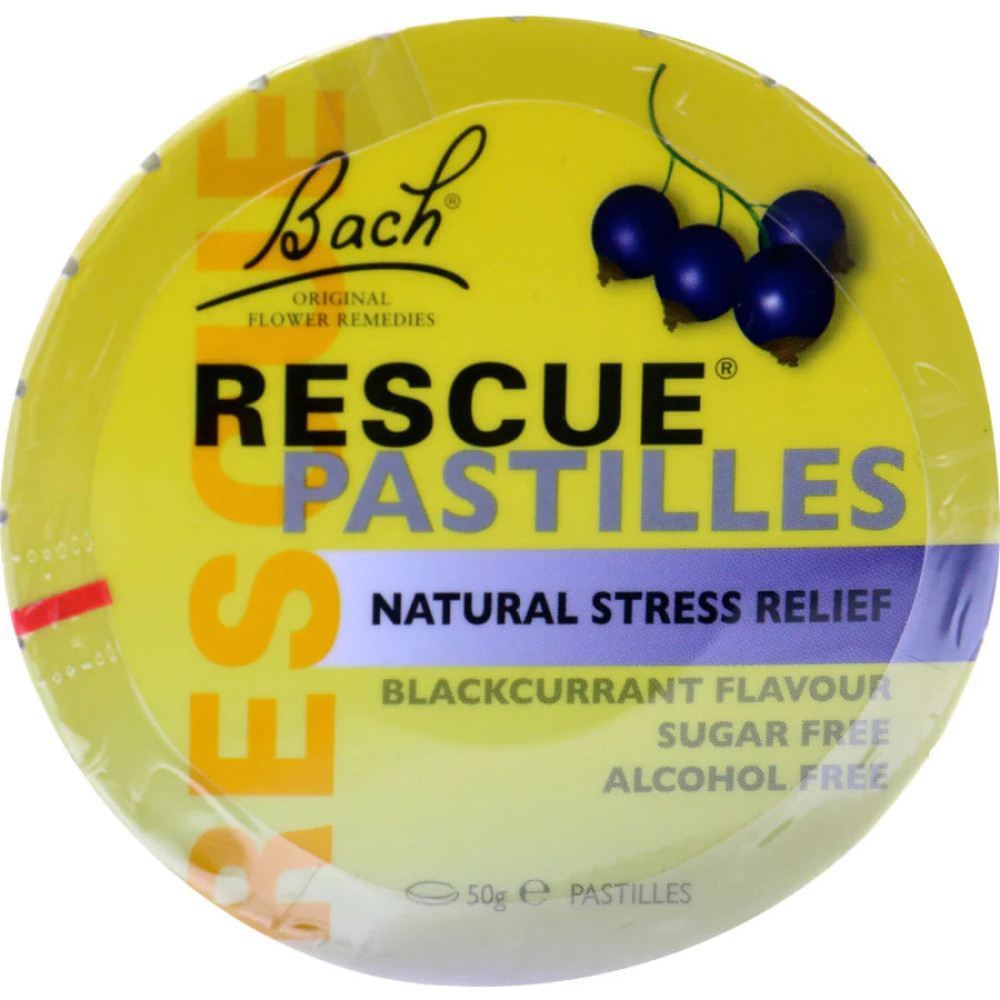 Bach Rescue Remedy Pastilles Blackcurrant | HealthPorter NZ