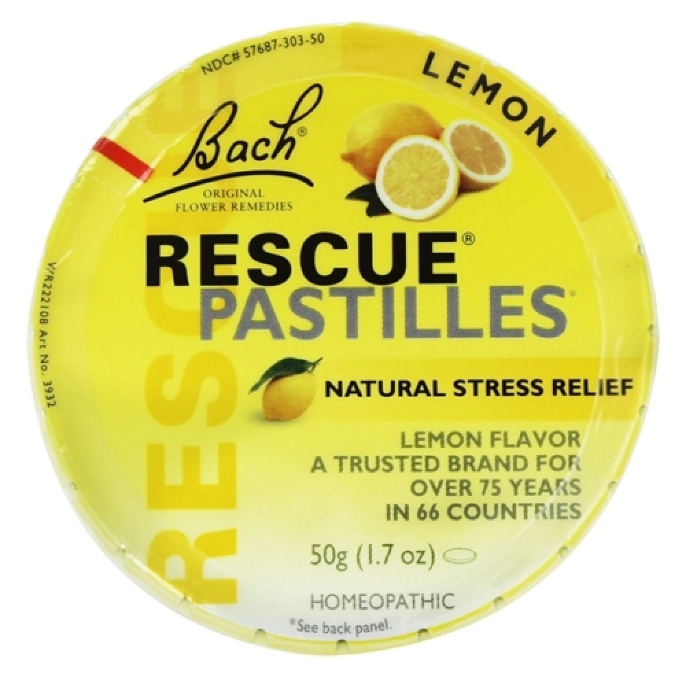 Bach Rescue Remedy Pastilles Lemon Flavour | HealthPorter NZ