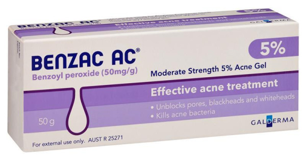 Benzac AC Gel 5% 60g | Acne Solutions | HealthPorter NZ