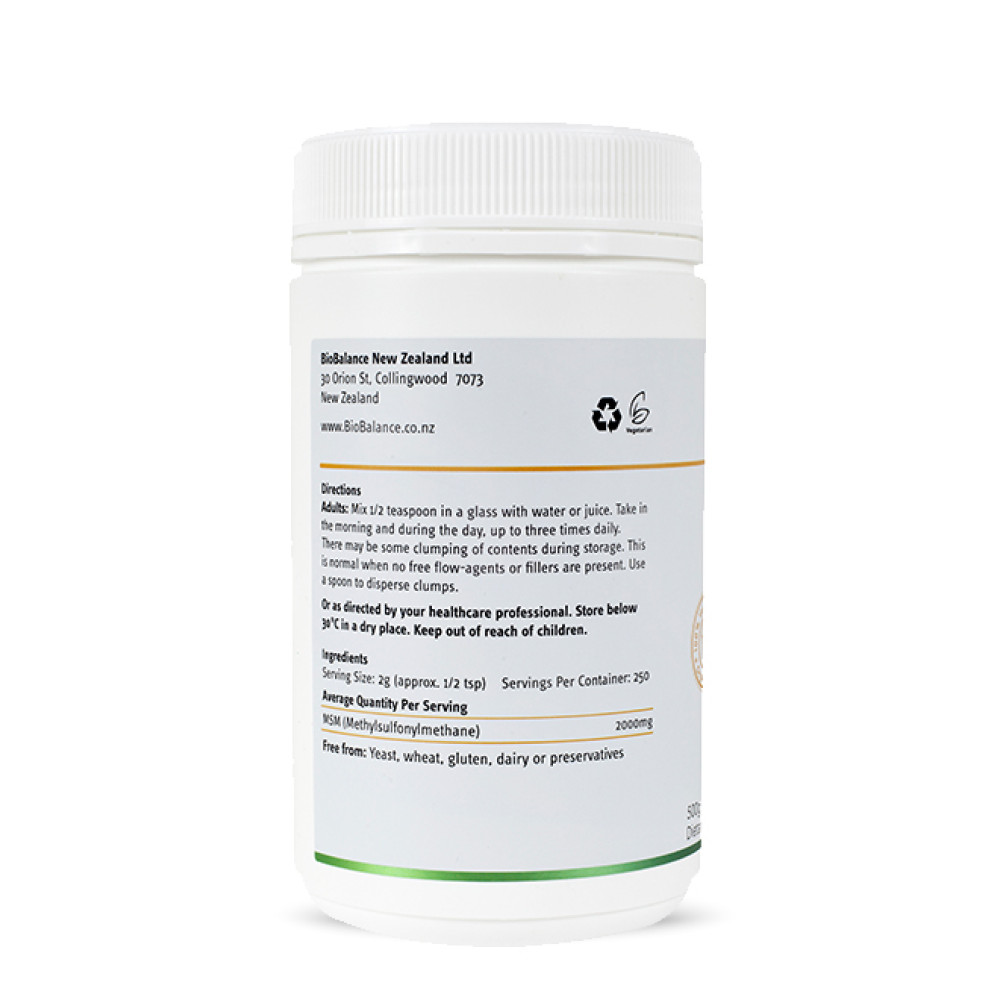 Bio Balance MSM Powder 500g - HealthPorter