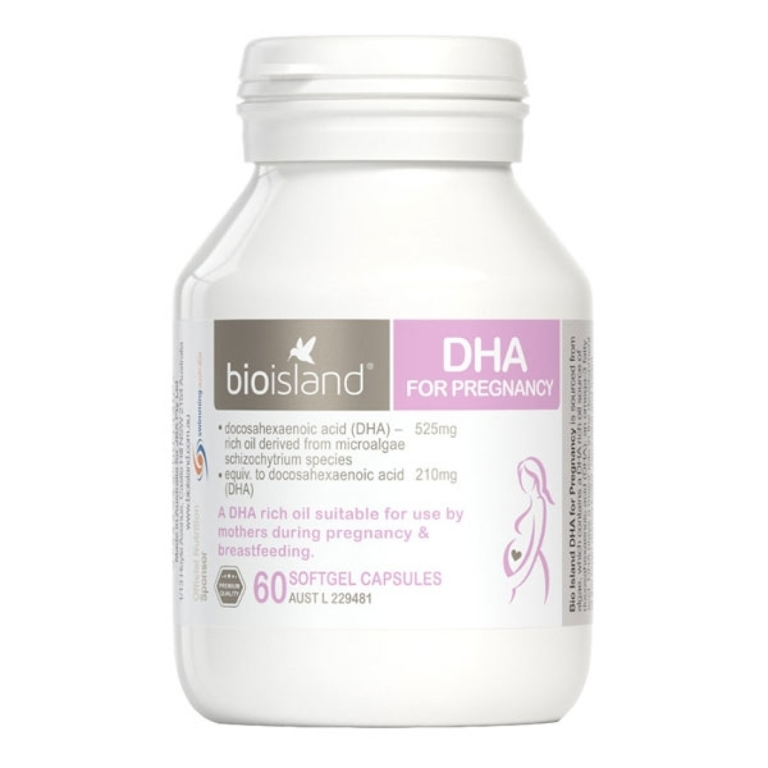 Bio Island DHA For Pregnancy 60 Softgel Capsules - Healt ...