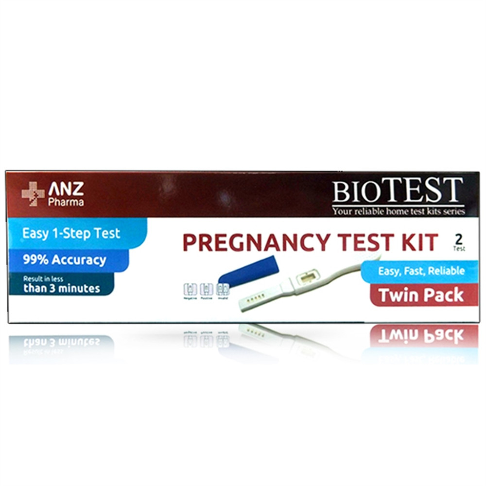 Biotest Pregnancy Test Kit 2 Tests (Twin Pack) - HealthP ...