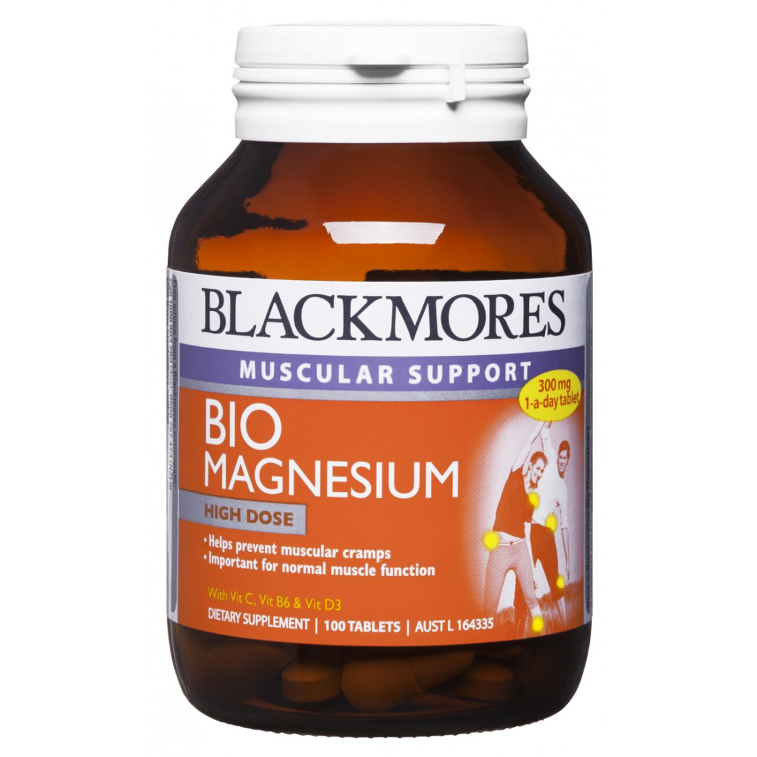 Blackmores Bio Magnesium 100 Tablets - HealthPorter