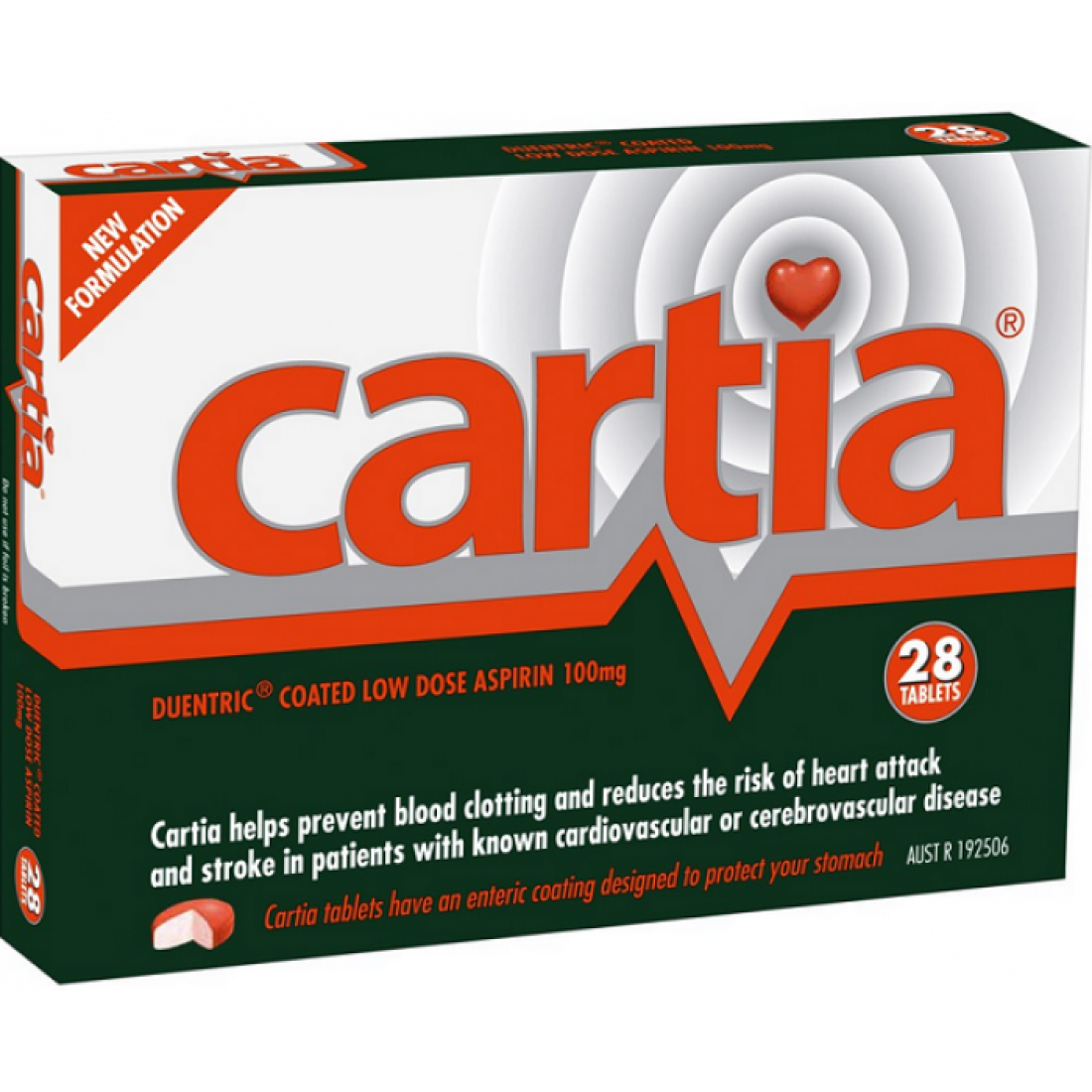 Cartia Aspirin 28 Tablets - HealthPorter