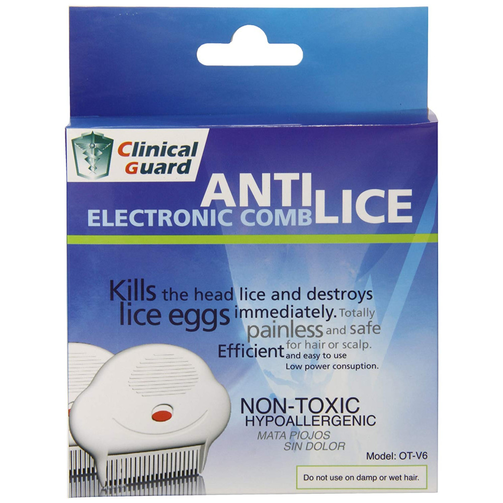 Clinical Guard Anti Lice Electronic Comb - HealthPorter