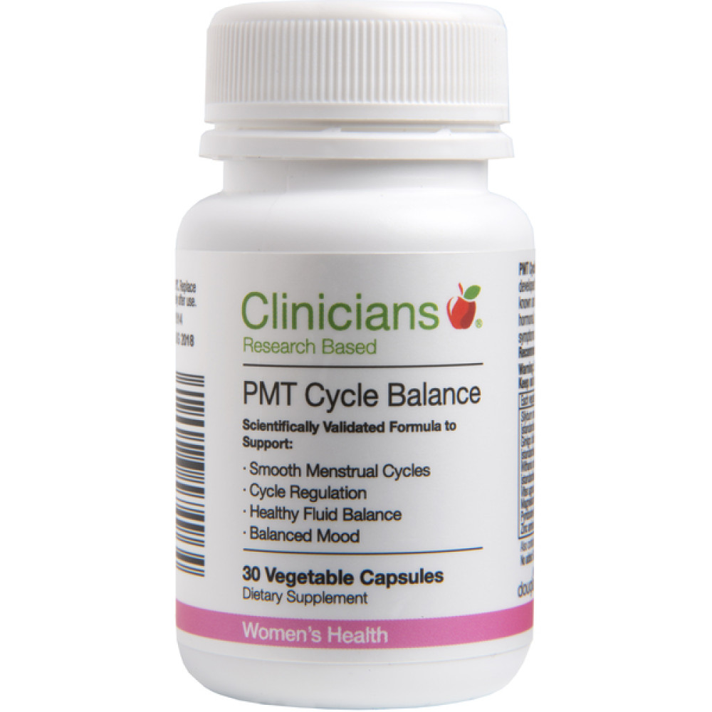 Clinicians PMT Cycle Balance 30 VegeCaps - HealthPorter