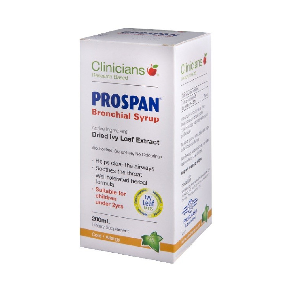 Clinicians Prospan Bronchial Syrup 200ml - HealthPorter