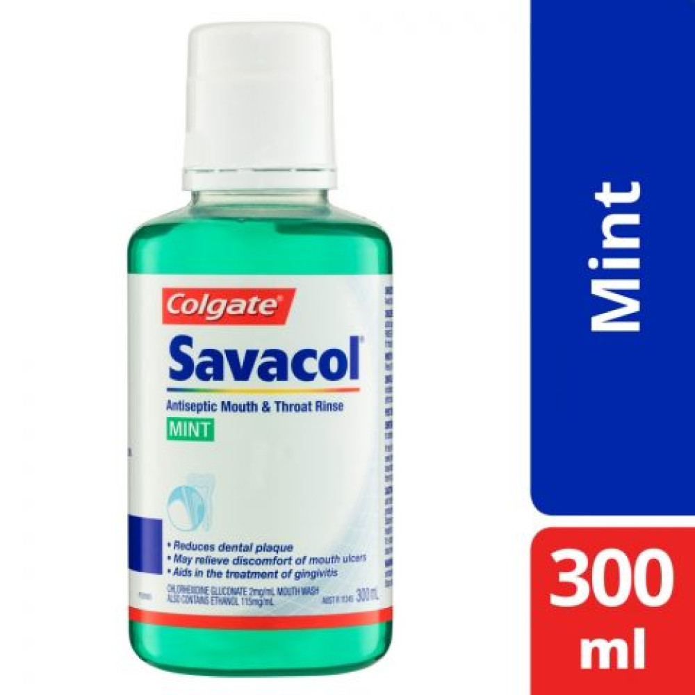 Savacol Mouthwash Original Mint - Colgate | HealthPorter NZ