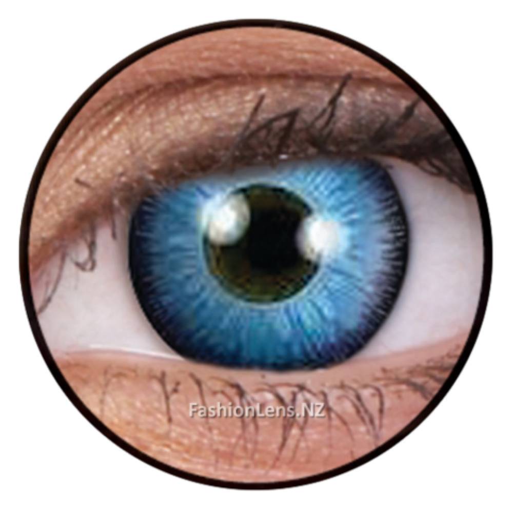 ColourVue Crazy Contact Lens Space Blue - HealthPorter