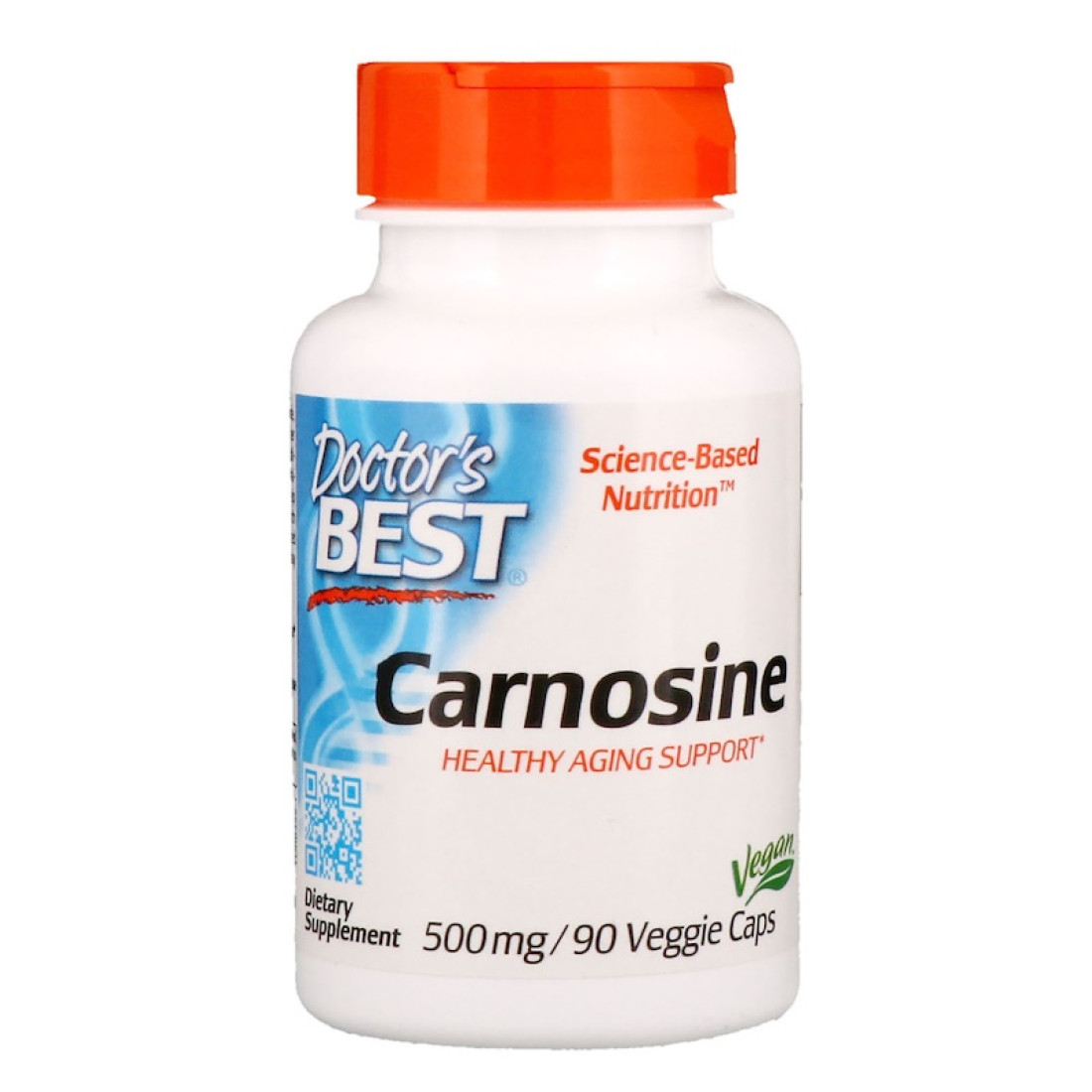 Doctor's Best Carnosine 500mg 90 Capsules - HealthPorter