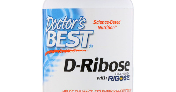 Doctor's Best D-Ribose with BioEnergy Ribose 850mg 120 Capsules ...