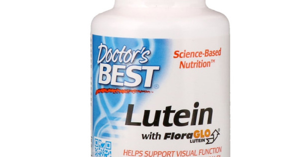 Doctor's Best Lutein with FloraGlo Lutein 20mg 60 Softgels ...