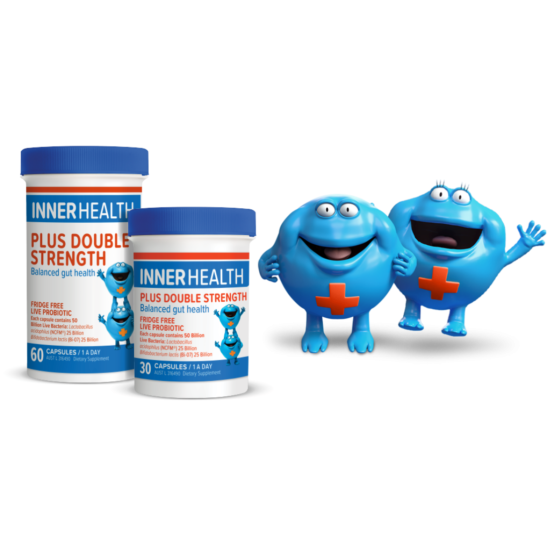 Inner Health Plus Probiotic Double Strength | HealthPorter ...