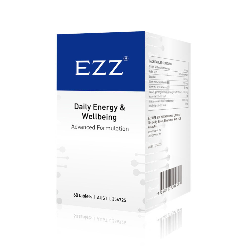 EZZ NMN NAD+ Daily Energy & Wellbeing 60 Tablets | HealthPorter ...