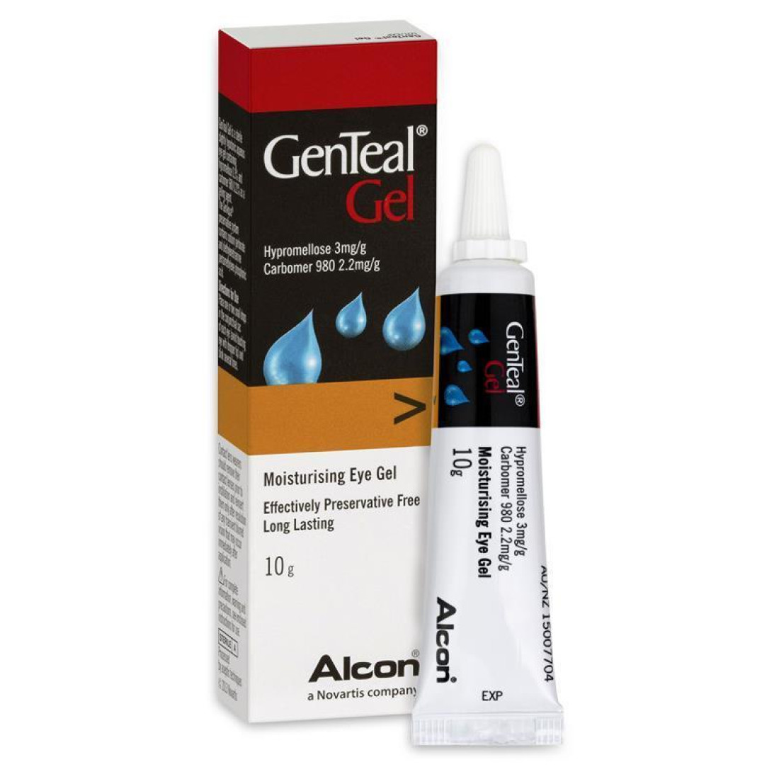 Genteal Lubricating Eye Gel 0.3% 10g | HealthPorter NZ