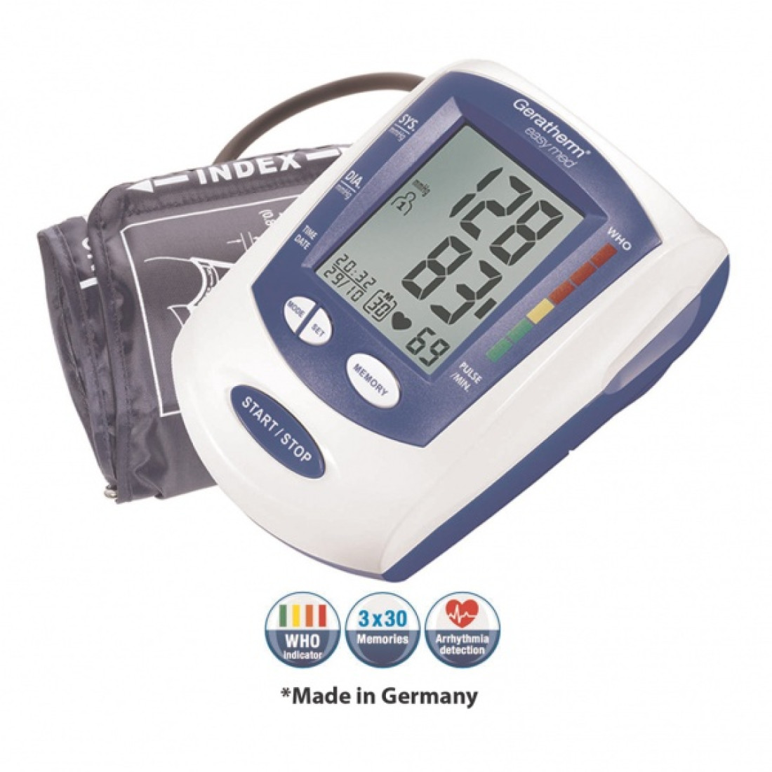 Geratherm Easy Med Blood Pressure Monitor - HealthPorter
