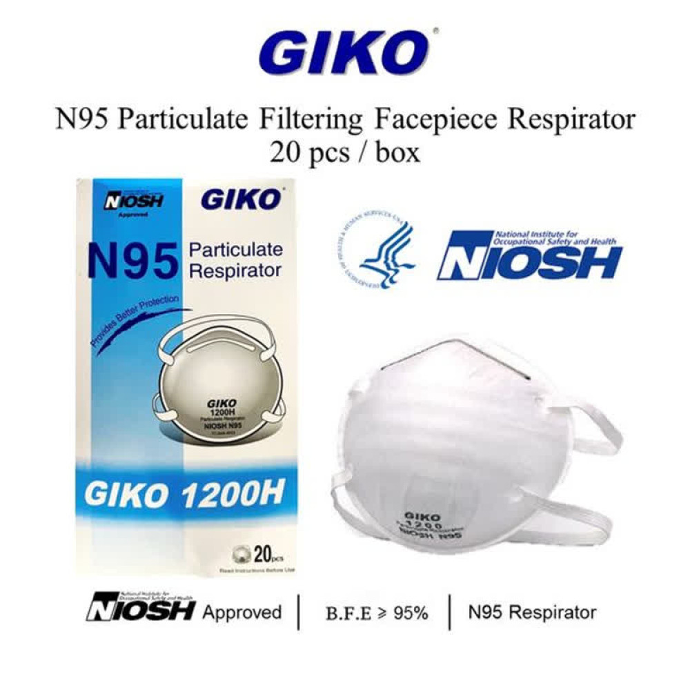 Particulate Respirator Niosh N95 Face Masks | HealthPorter ...