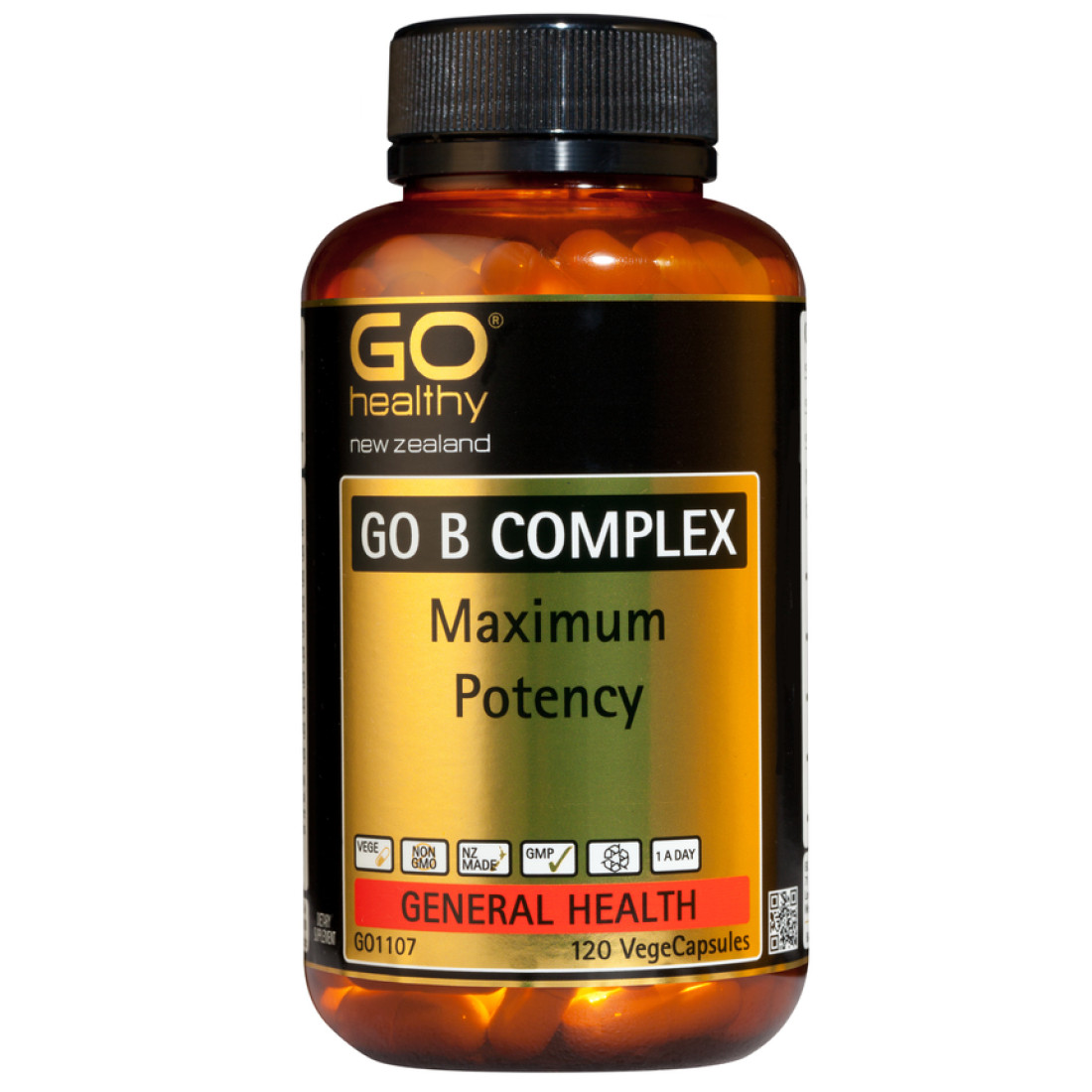 GO Healthy GO B Complex Maximum Potency 120 Capsules - H ...