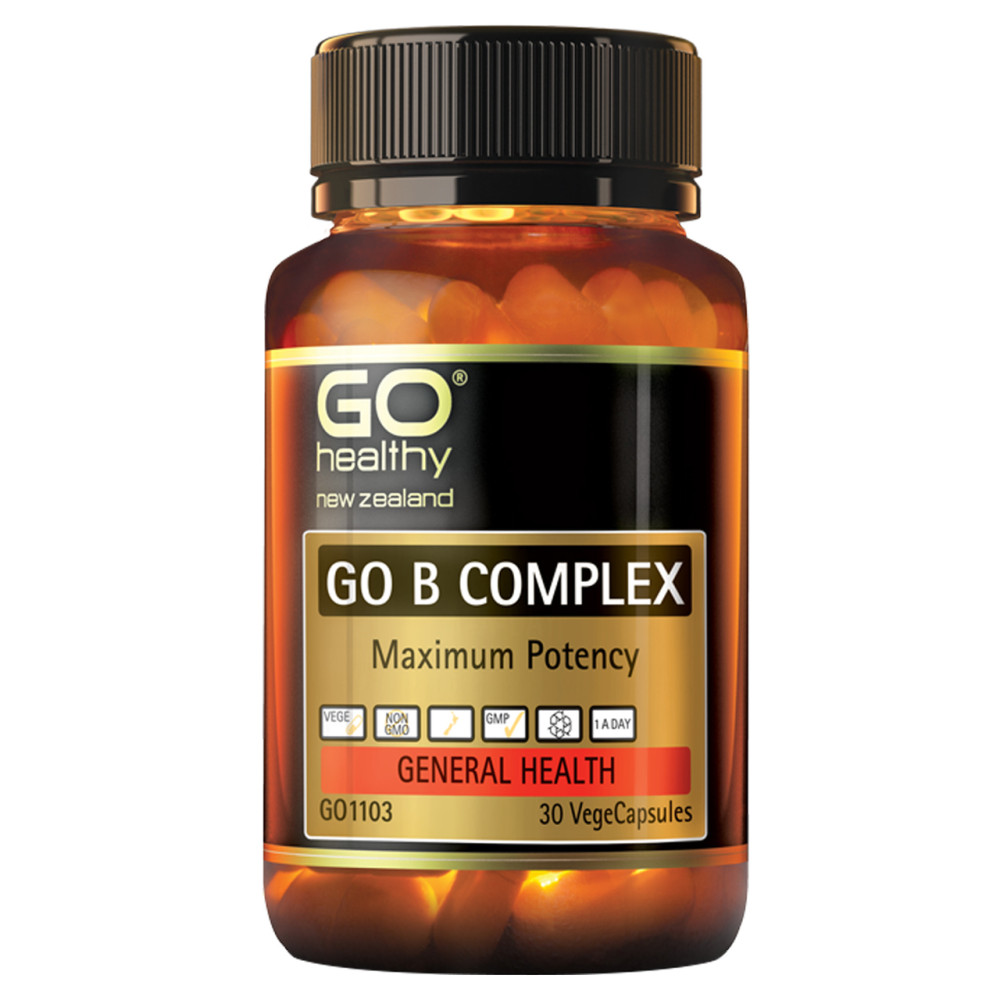 GO Healthy GO B Complex Maximum Potency 30 Capsules - He ...