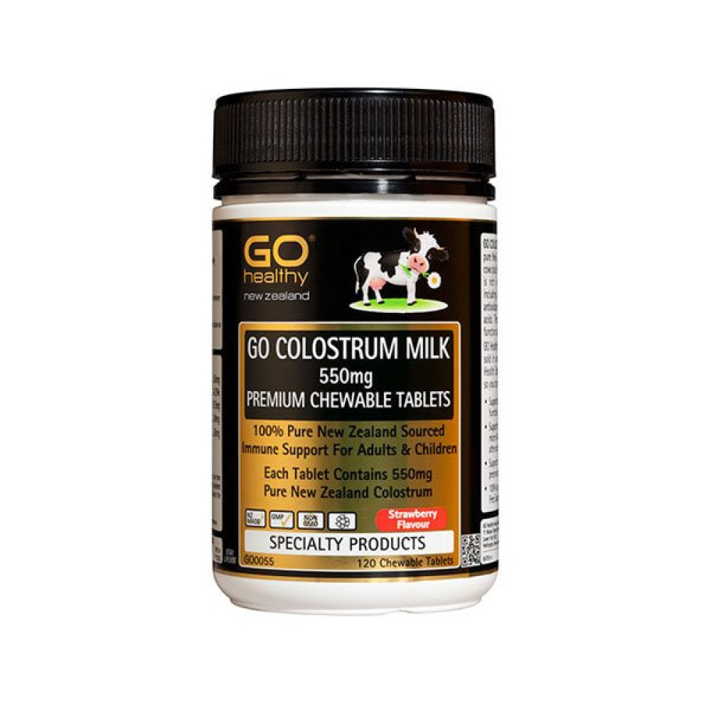GO Colostrum Milk Chewable - GO Healthy | HealthPorter NZ