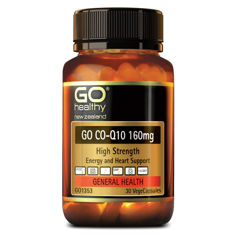 GO Healthy GO CoQ10 160mg 30 Capsules - HealthPorter