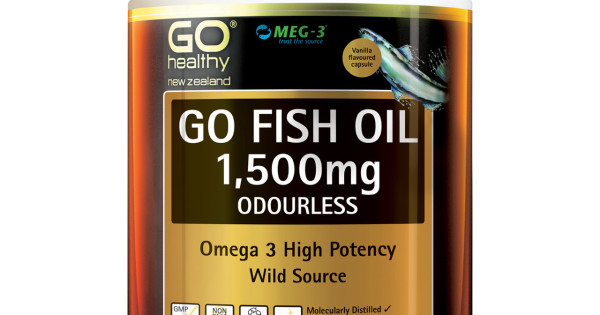 GO Healthy GO Fish Oil 1500mg Odourless 210 Capsules - H ...