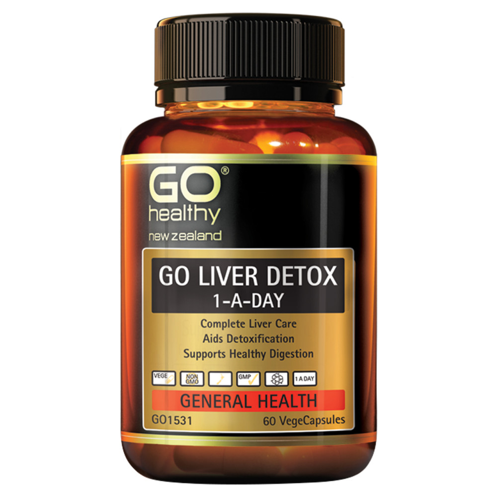 GO Healthy GO Liver Detox 60 Capsules - HealthPorter