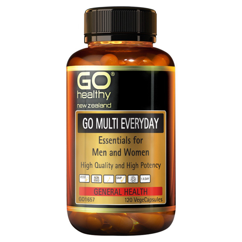 GO Healthy GO Multi Everyday 120 Capsules - HealthPorter