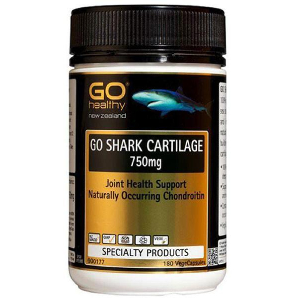 GO Shark Cartilage 750mg Caps - GO Healthy | HealthPorter NZ