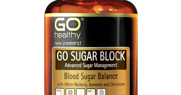 GO Healthy GO Sugar Block 60 Capsules - HealthPorter
