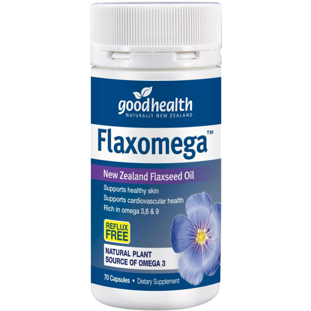 Good Health Flaxomega 70 Capsules - HealthPorter
