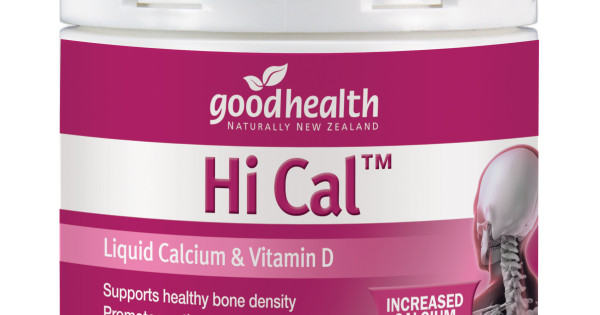 Good Health Hi Cal Liquid Calcium & Vitamin D 150 Capsules ...