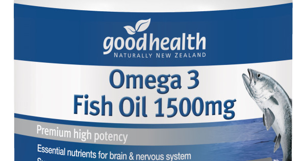 Good Health Omega 3 Fish Oil 1500mg 200 Capsules - Healt ...