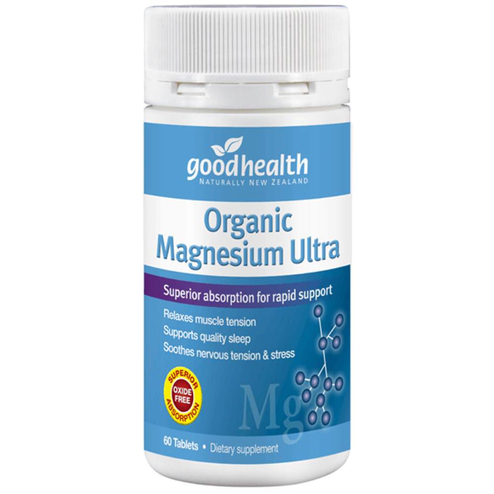 Good Health Organic Magnesium Ultra 60 Tablets - HealthP ...