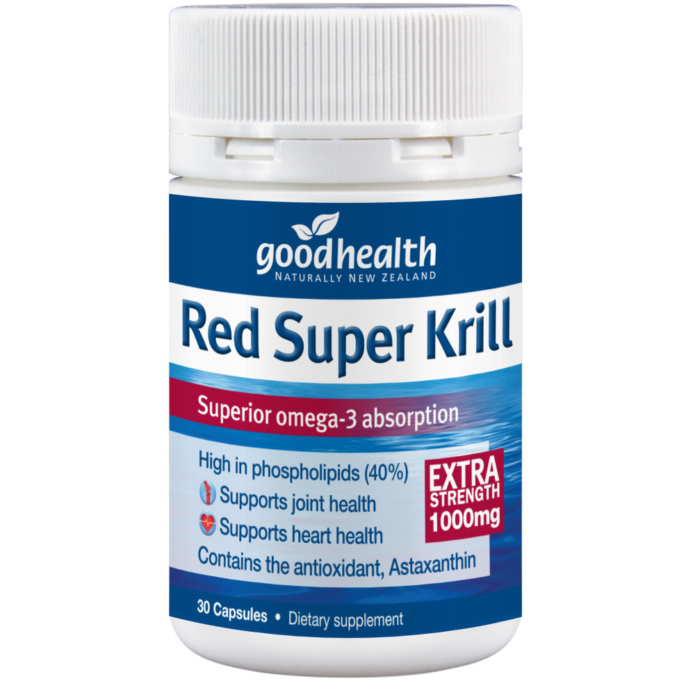 Good Health Red Super Krill 1000mg 30 Capsules - HealthP ...