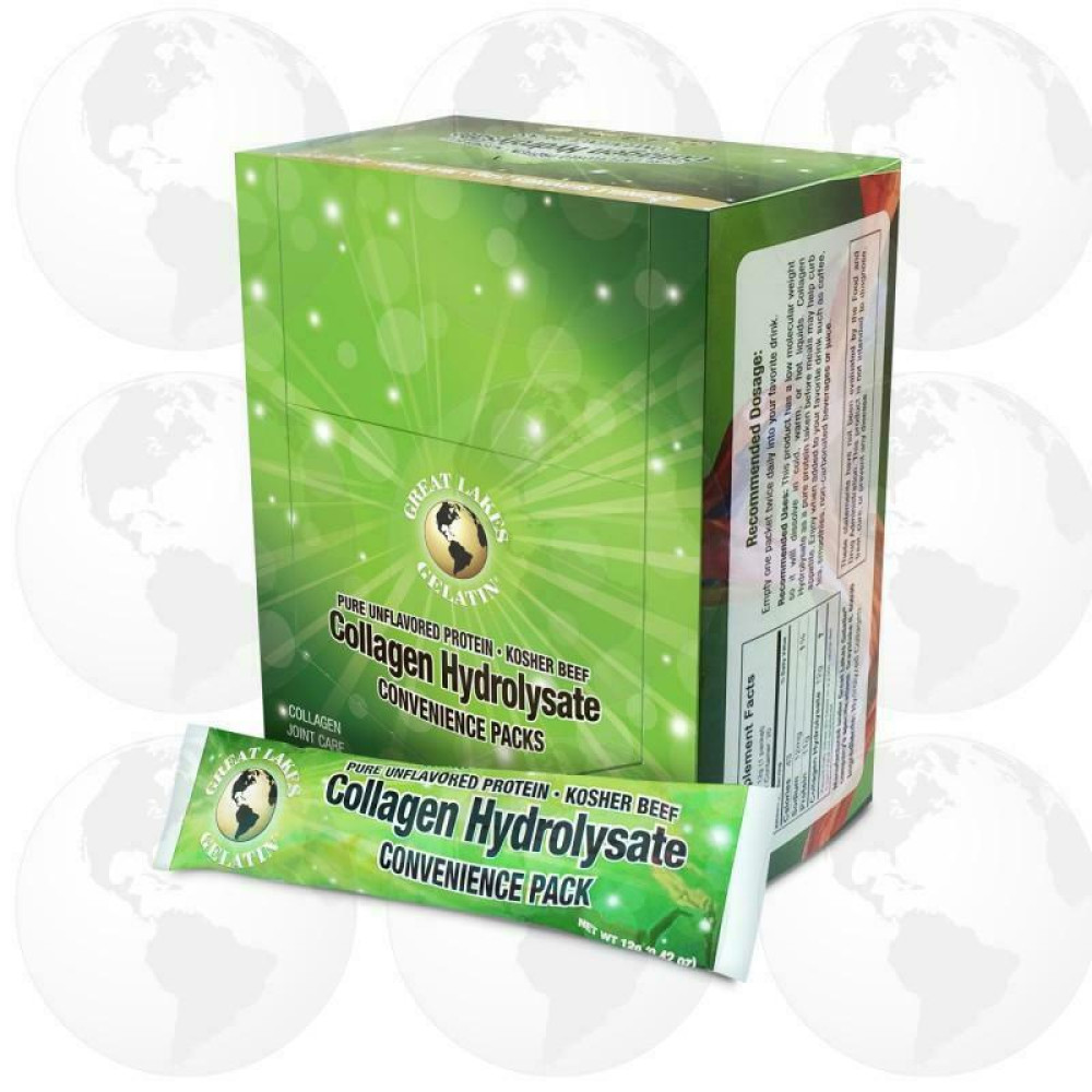 Great Lakes Gelatin Collagen Hydrolysate Box of 20 Sticks ...