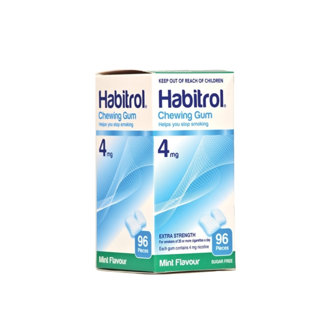 Habitrol Chewing Gum 4mg Mint Flavour 12s | HealthPorter NZ