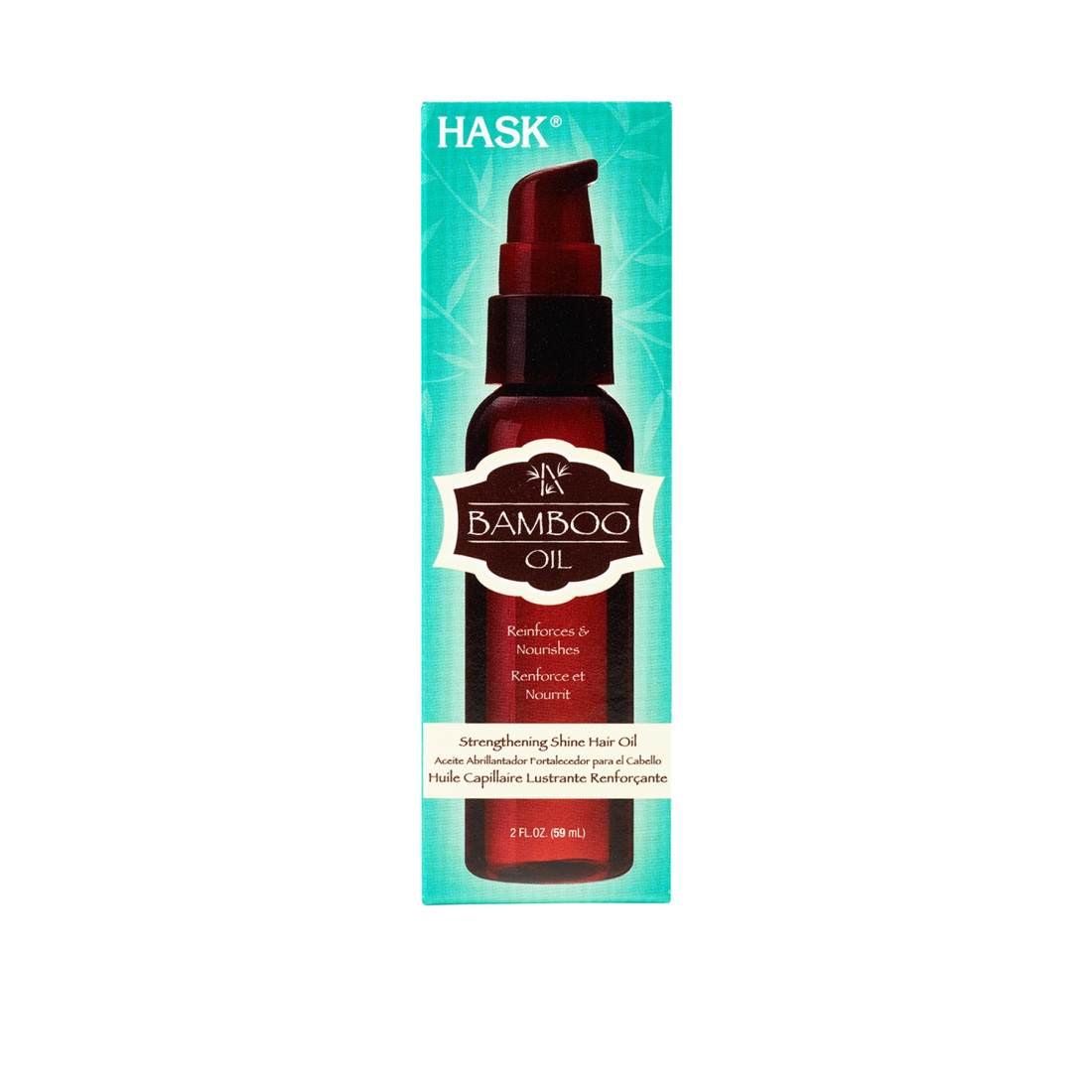 Hask Bamboo Oil Strengthening SHINE Oil 59ml - HealthPorter