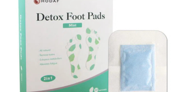 HODAF Detox Foot Pads Mint 10 Patches | HealthPorter NZ