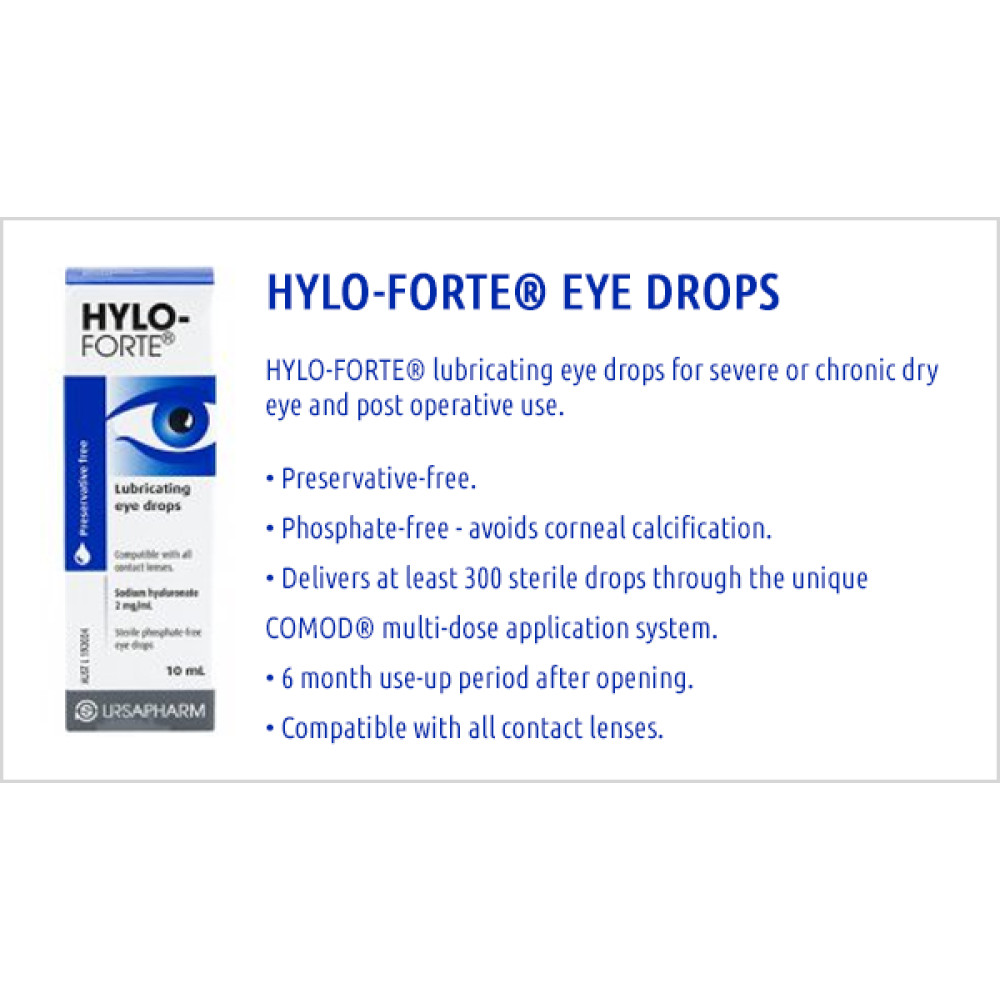 Hylo Forte Eye Drops 10ml | HealthPorter NZ