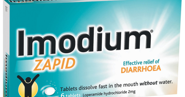 Imodium Zapid Loperamide Diarrhoea Relief 6 Tablets - He ...