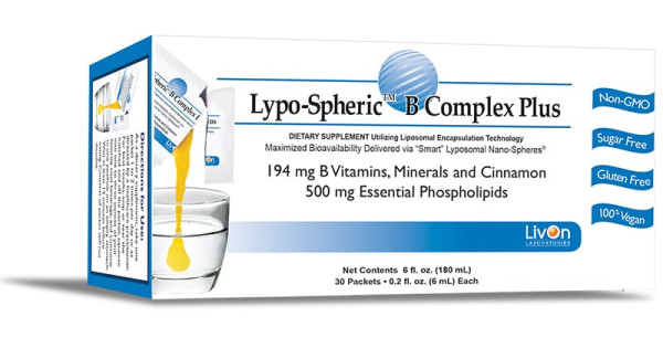 Livon Labs Lypo-Spheric B Complex Plus - HealthPorter NZ