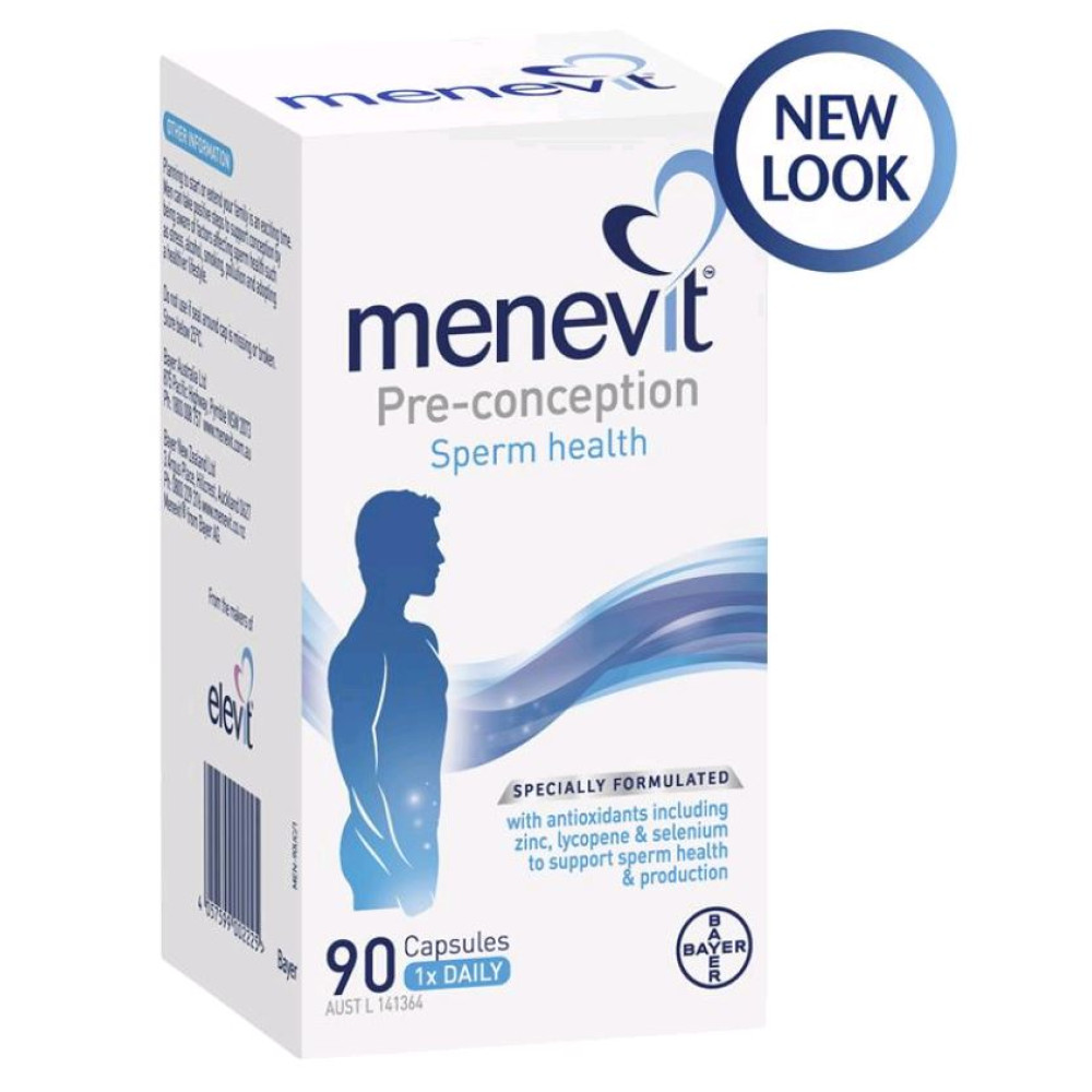 Menevit Male Fertility Supplements 90 Caps | HealthPorter NZ