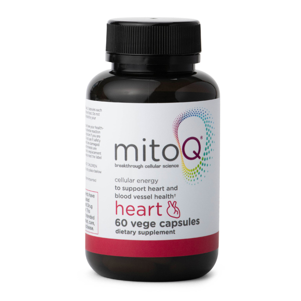 MitoQ Heart 60 Caps | Cardiovascular Support | HealthPorter ...