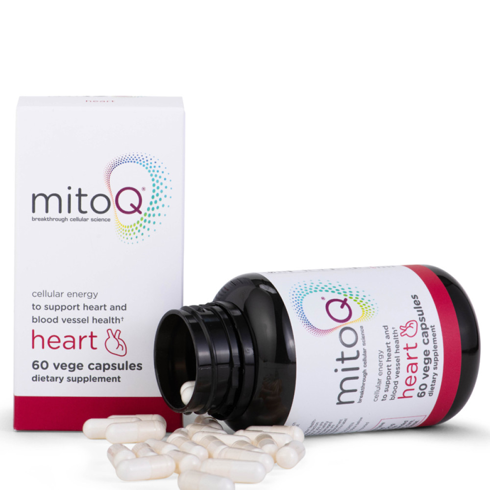 MitoQ Heart 60 Caps | Cardiovascular Support | HealthPorter ...