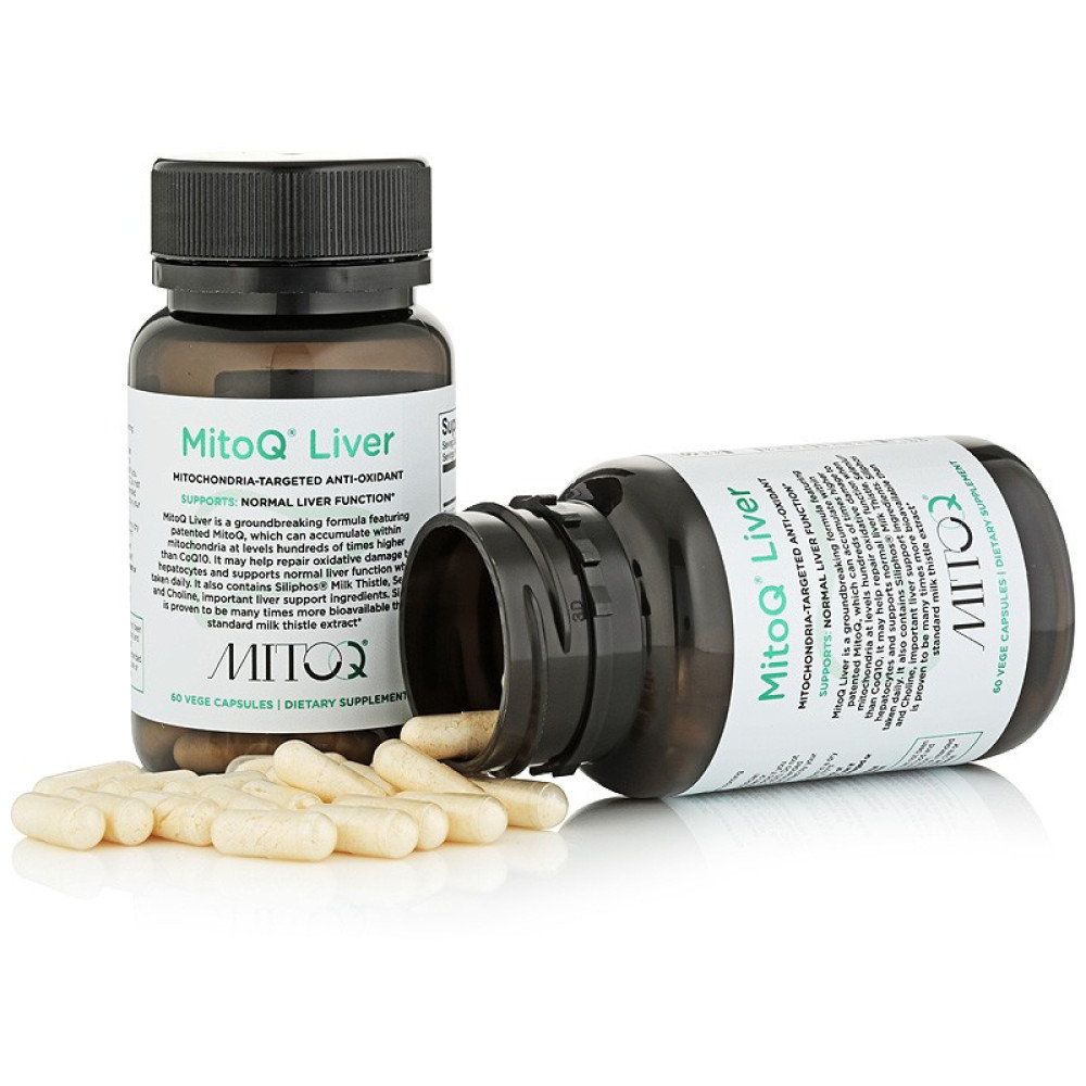 MitoQ Liver 60 Capsules | Liver Detox | HealthPorter NZ