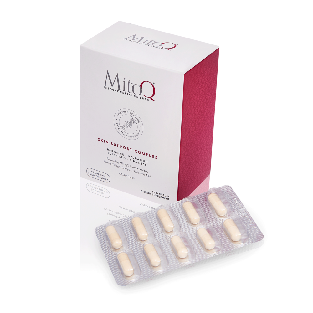 MitoQ Skin Support Complex | Brighter Skin | HealthPorter NZ