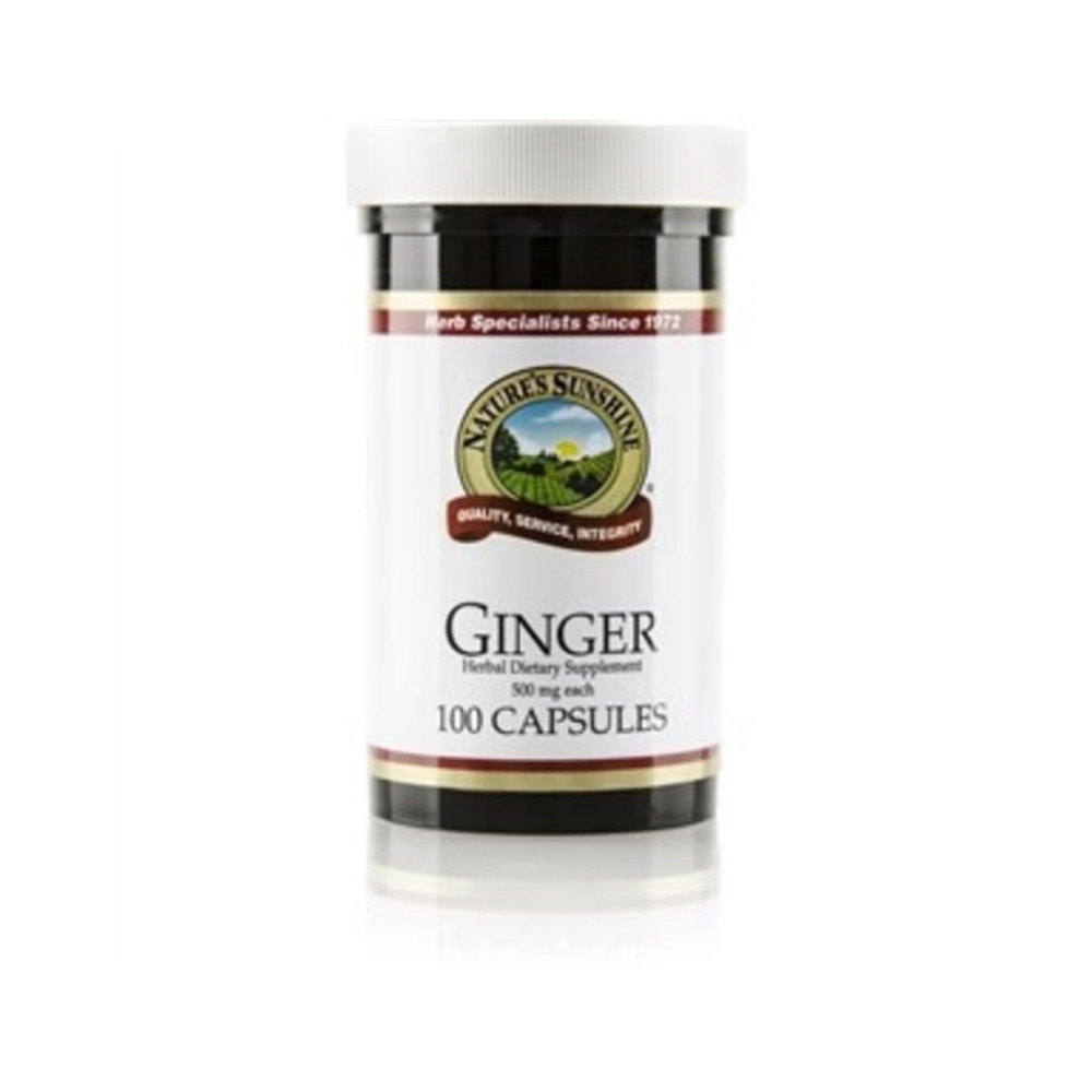 Nature’s Sunshine Ginger 100 Capsules - HealthPorter